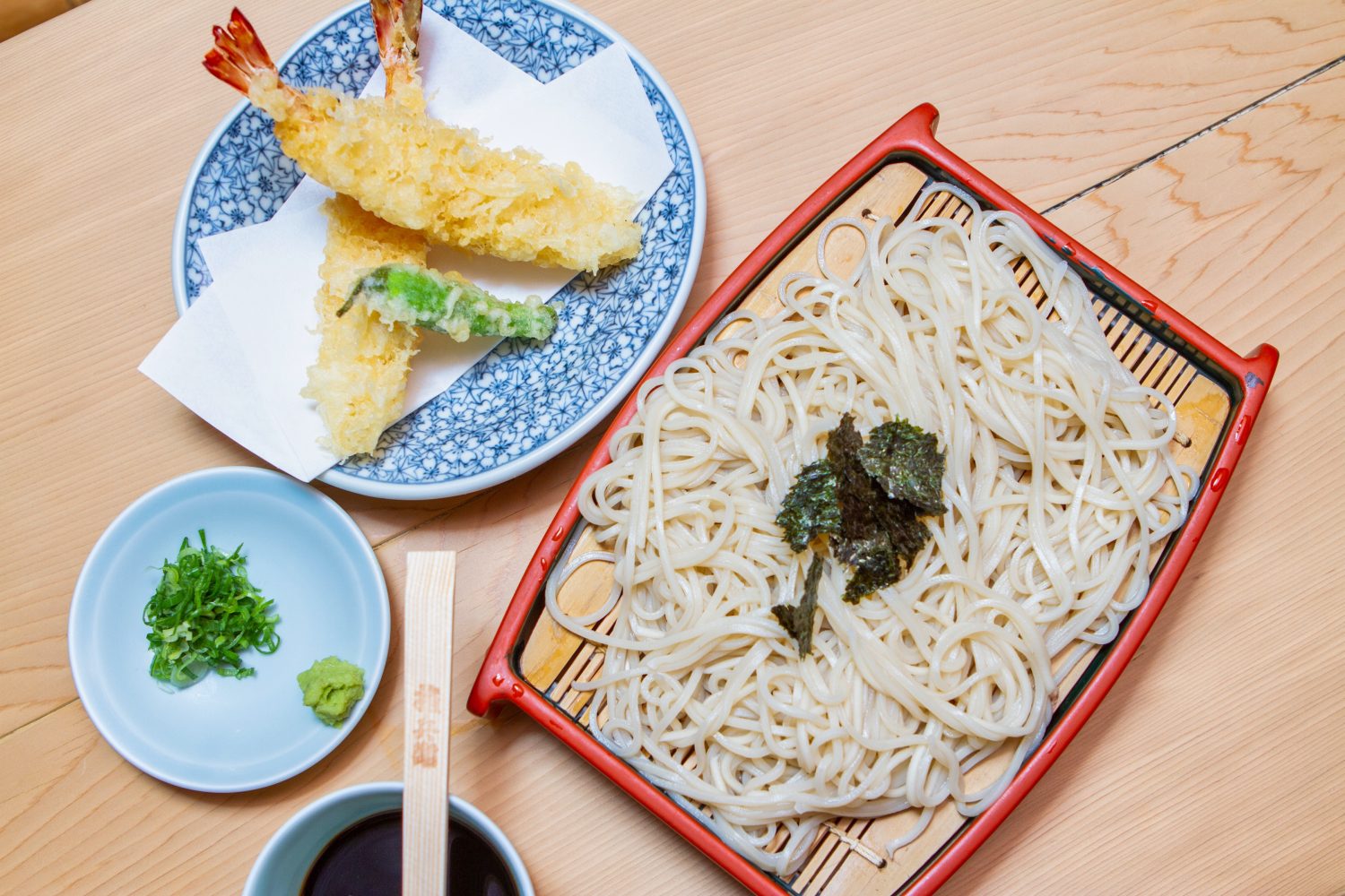 天ざる(TEN-ZARU) 2,800円 - そば・うどん・丼 祇園権兵衛